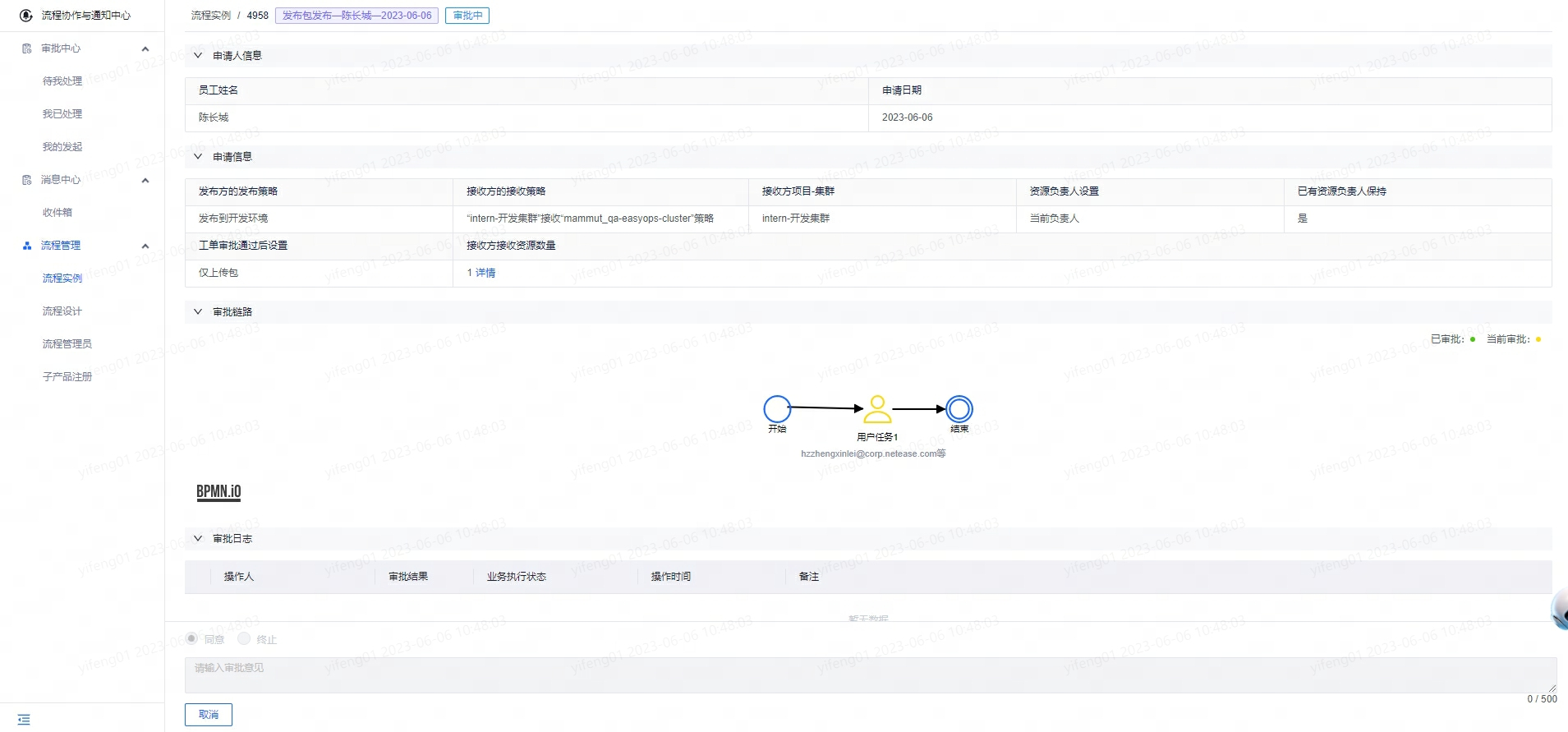流程管理 - 流程实例 - 《数据开发与治理平台Easydata用户手册-V8.0 Update08》