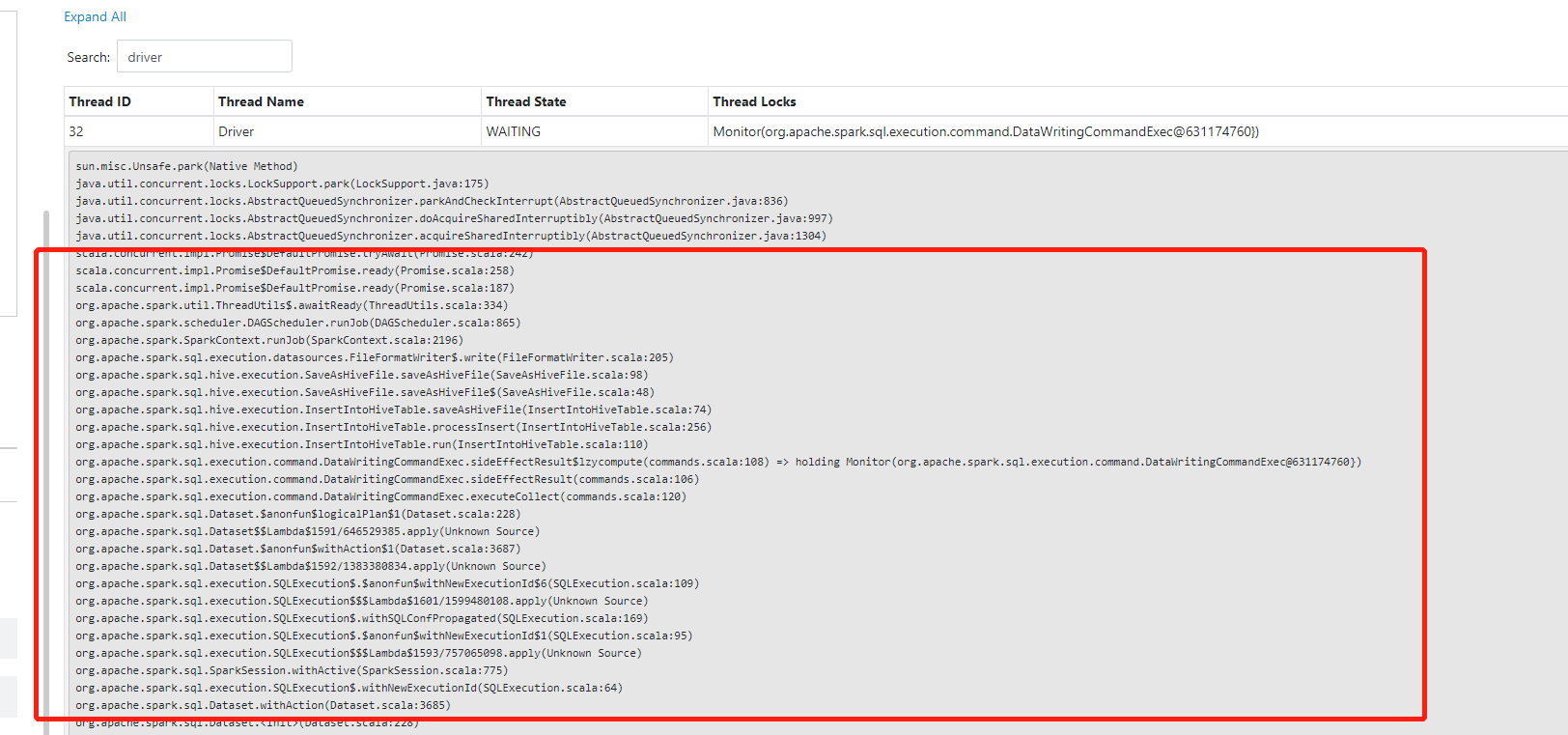 Spark - INFO-如何从sparkUI判断spark任务卡在哪里 - 《EasyData数据开发治理平台FAQ》