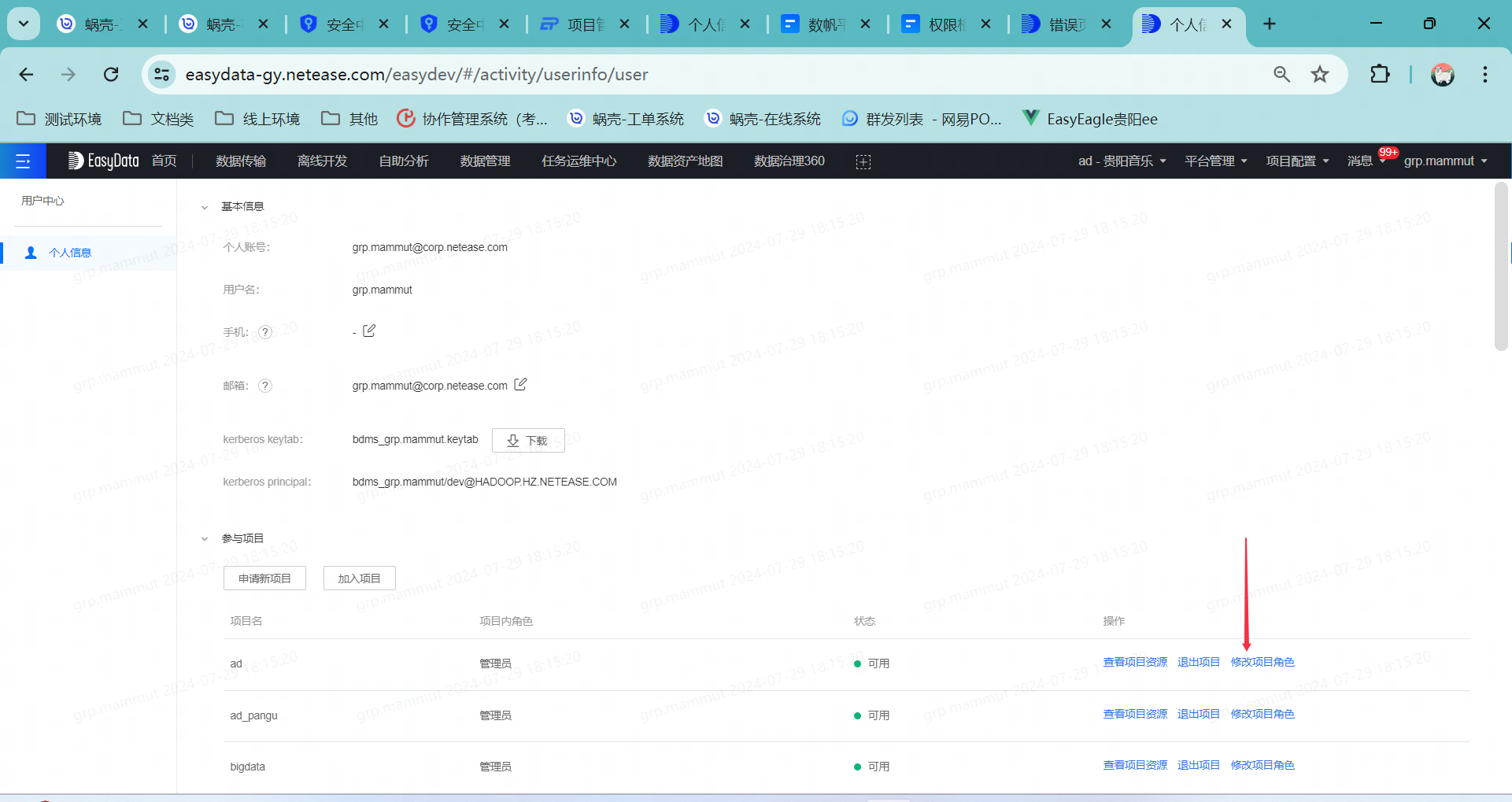 安全中心 - FAQ-安全中心权限相关申请规范 - 《EasyData数据开发治理平台FAQ》